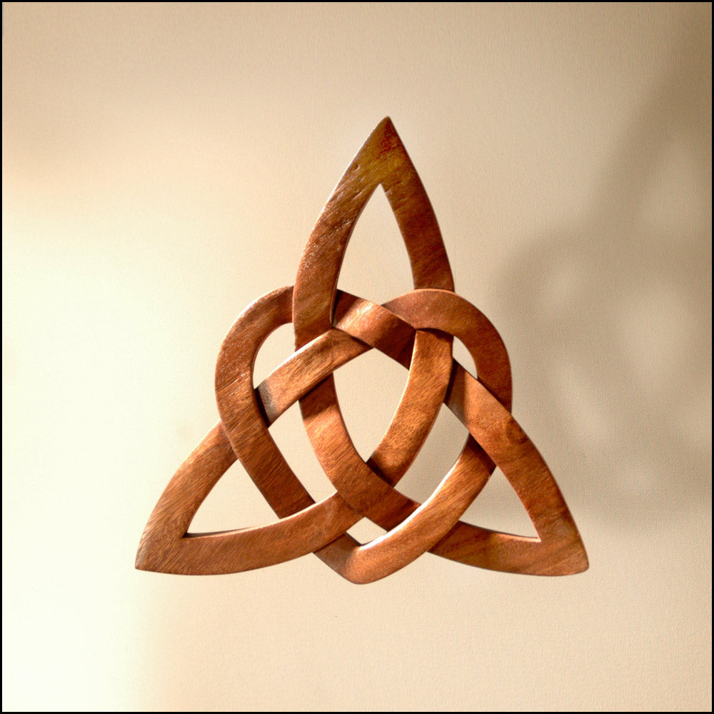 Triad Symbol And Heart Wirestorm Creations