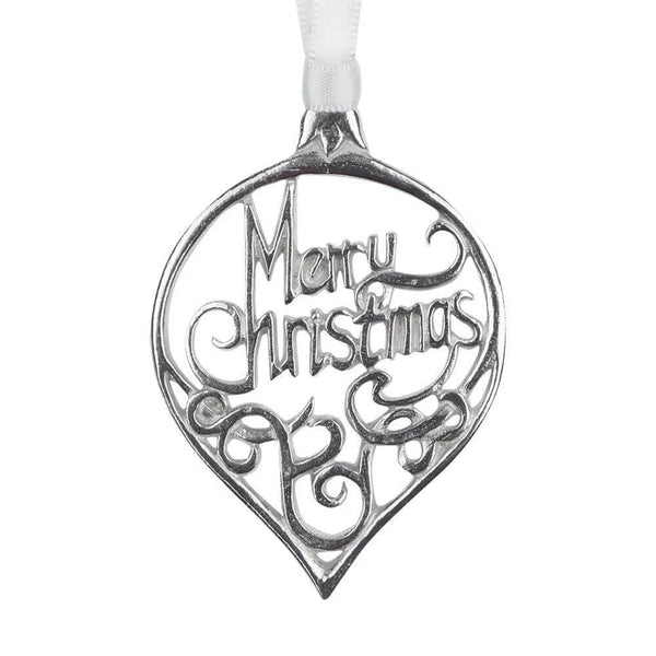 Merry Christmas Pewter Ornament – The Counties of Ireland